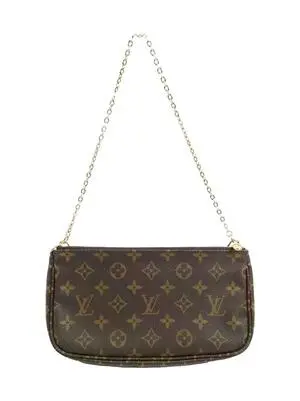 LOUIS VUITTON Louis Vuitton Multi Pochette Accessoires Monogram Shoulder Bag Brown