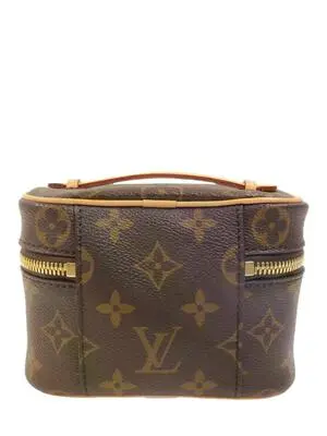 LOUIS VUITTON Monogram Nice Nano Cosmetic Pouch - Brown