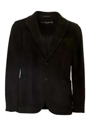 CIRCOLO 1901 Corduroy Single-breasted Blazer - Brown