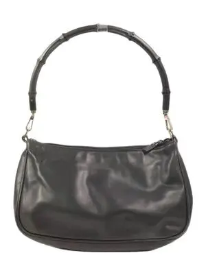 Gucci Bamboo Shoulder Bag - Black