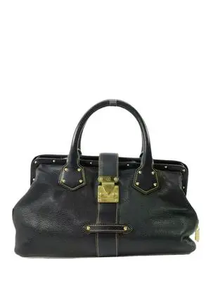 LOUIS VUITTON Louis Vuitton Suhali Lingenieux PM Handbag Black