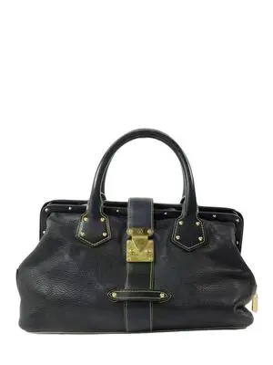 LOUIS VUITTON Louis Vuitton Suhali Lingenieux PM Handbag Black