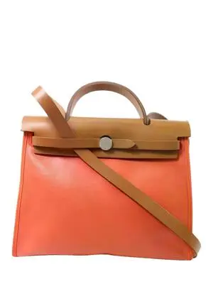 Hermès Herbag Pm Two-way Handbag - Orange