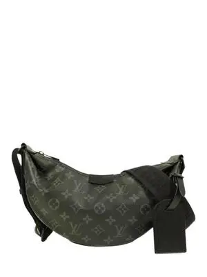 LOUIS VUITTON Monogram Eclipse Hamac Shoulder Bag - Black