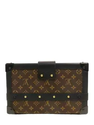 LOUIS VUITTON Monogram Petite Malle Shoulder Bag - Brown