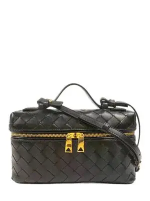 Bottega Veneta Bang Bang Intrecciato Shoulder Bag - Black