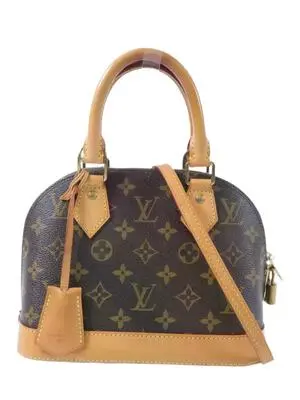 LOUIS VUITTON Monogram Canvas Bb Alma Tote Bag - Brown