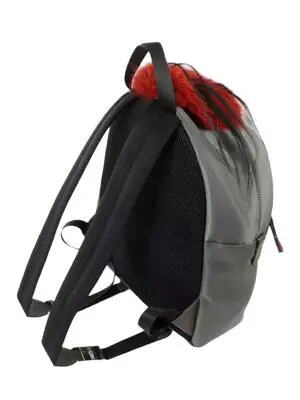 FENDI Fendi Monster Fur-Trim Backpack