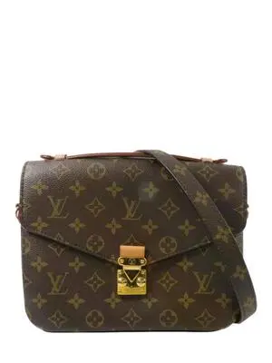 LOUIS VUITTON Monogram Pochette Metis Shoulder Bag - Brown