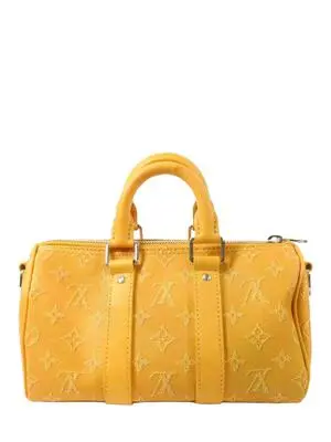 LOUIS VUITTON Louis Vuitton Keepall Bandoulière 25 Tote Bag Yellow
