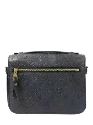 LOUIS VUITTON Metis Monogram Empreinte Leather Crossbody Bag - Black