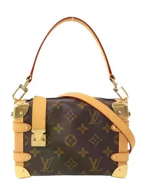 LOUIS VUITTON Monogram Side Trunk Tote Bag - Brown