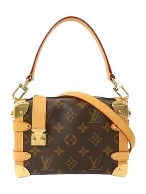 LOUIS VUITTON Monogram Side Trunk Tote Bag - Brown
