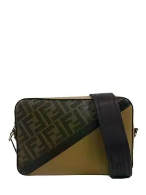 Fendi Diagonal Camera Case Shoulder Bag - Neutrals