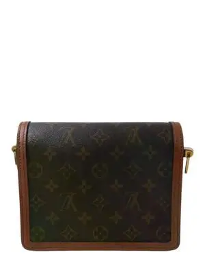 LOUIS VUITTON Mini Dauphine Monogram Reverse Shoulder Bag - Brown