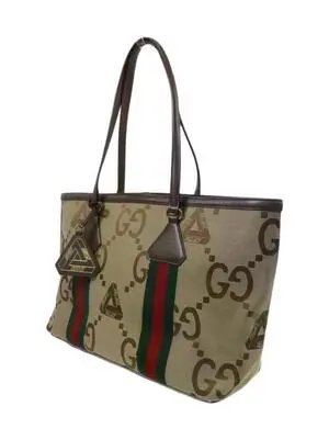 Gucci Gucci X Palace Medium GG Supreme Tote Bag Neutrals