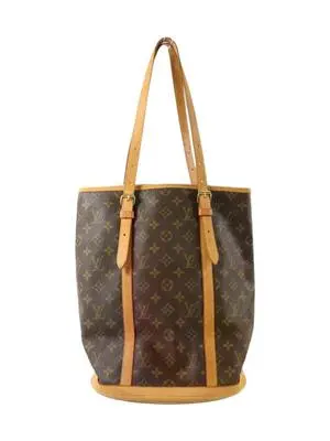 LOUIS VUITTON Monogram Canvas Bucket Bag - Brown
