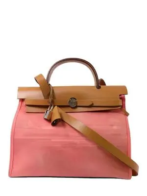Hermès Hermès 2015 PM Herbag 2-Way Tote Handbag Pink