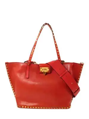 Valentino Garavani Rockstud Hyde Tote Bag - Red