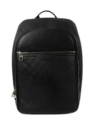 LOUIS VUITTON Damier Infini Canvas Backpack - Black