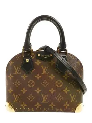 LOUIS VUITTON Monogram Alma Bb Shoulder Bag - Brown