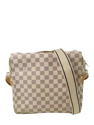 LOUIS VUITTON Damier Azur Naviglio Crossbody Bag - Neutrals