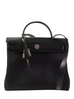 Hermès Herbag Pm Two-way Handbag - Black