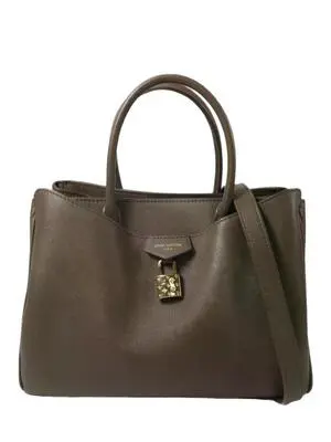LOUIS VUITTON Louis Vuitton PM Vendome Leather Shoulder Bag Grey
