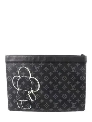 LOUIS VUITTON Vivienne Pochette Apollo Clutch Bag - Black