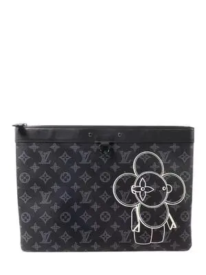 LOUIS VUITTON Vivienne Pochette Apollo Clutch Bag - Black