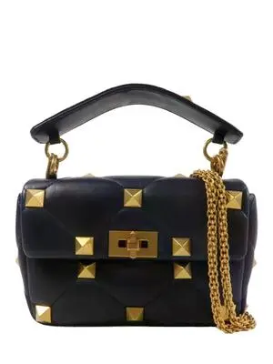 Valentino Garavani Roman Stud Satchel Bag - Blue