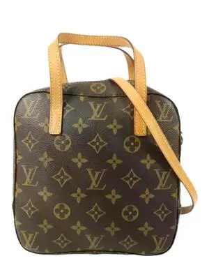 LOUIS VUITTON Spontini Monogram Shoulder Bag - Brown