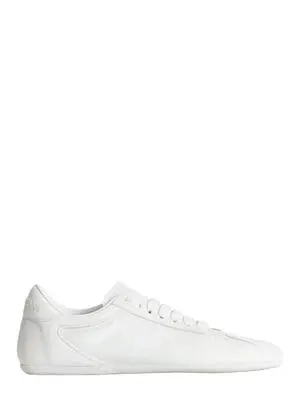 Dolce & Gabbana Soft Ballet Sneakers In Calfskin - White