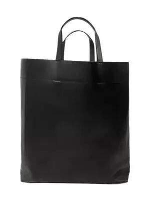 Balenciaga Logo Print Tote Bag - Black