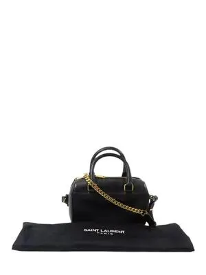 Saint Laurent Classic Duffle Mini 18 Handbag - Black