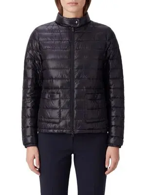 Herno Short Down Jacket In Ultralight Nylon - Black