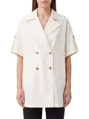 Herno Double Breasted Jacket - White