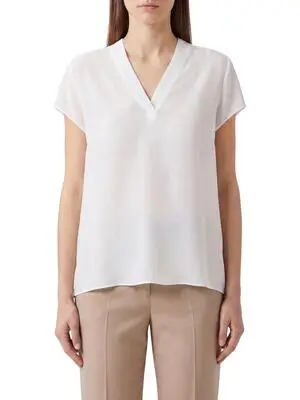 Herno Short Sleeve Top - White