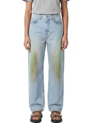 Camper Rcd Mallorca Abstract Print Wide-leg Jeans - Blue