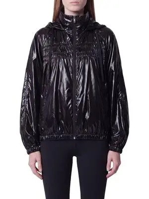 Herno Shiny Jacket With Drawstring Hood - Black