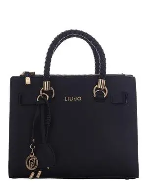 Liu Jo Textured Top Handle Handbag - Black