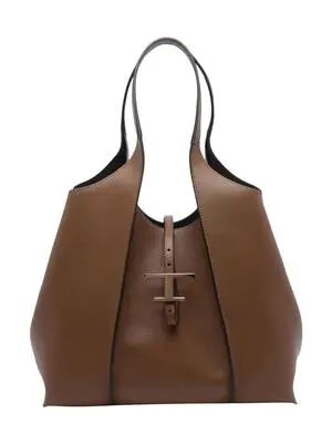 TOD'S Leather Shoulder Bag - Brown