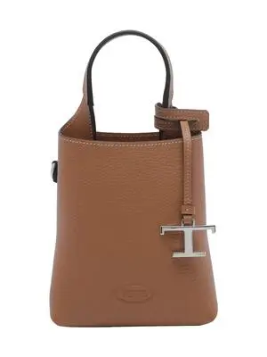TOD'S Leather Shoulder Bag - Brown