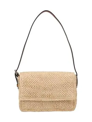 Manebí Woven Shoulder Bag - Beige
