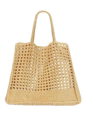 A.L.C. A.L.C. Lucy Woven Tote Bag Desert Palm