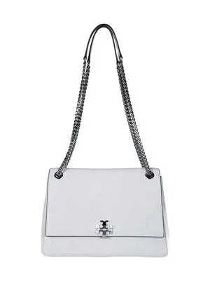 Tory Burch Quilted Leather Shoulder Bag - Cream