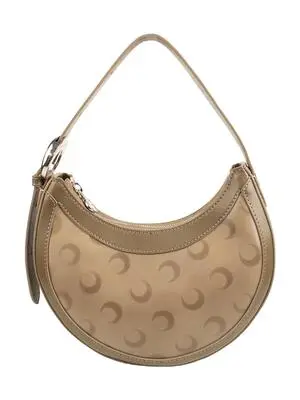 MARINE SERRE Crescent Moon Shoulder Bag - Beige