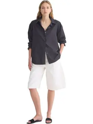 Everlane High-rise Pleated Culotte - Bone/cream