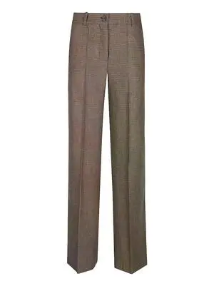 P.a.r.o.s.h Checked Tailored Trousers - Brown