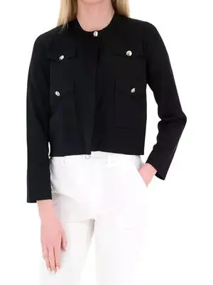 Liu Jo Knitted Button-up Jacket - Black